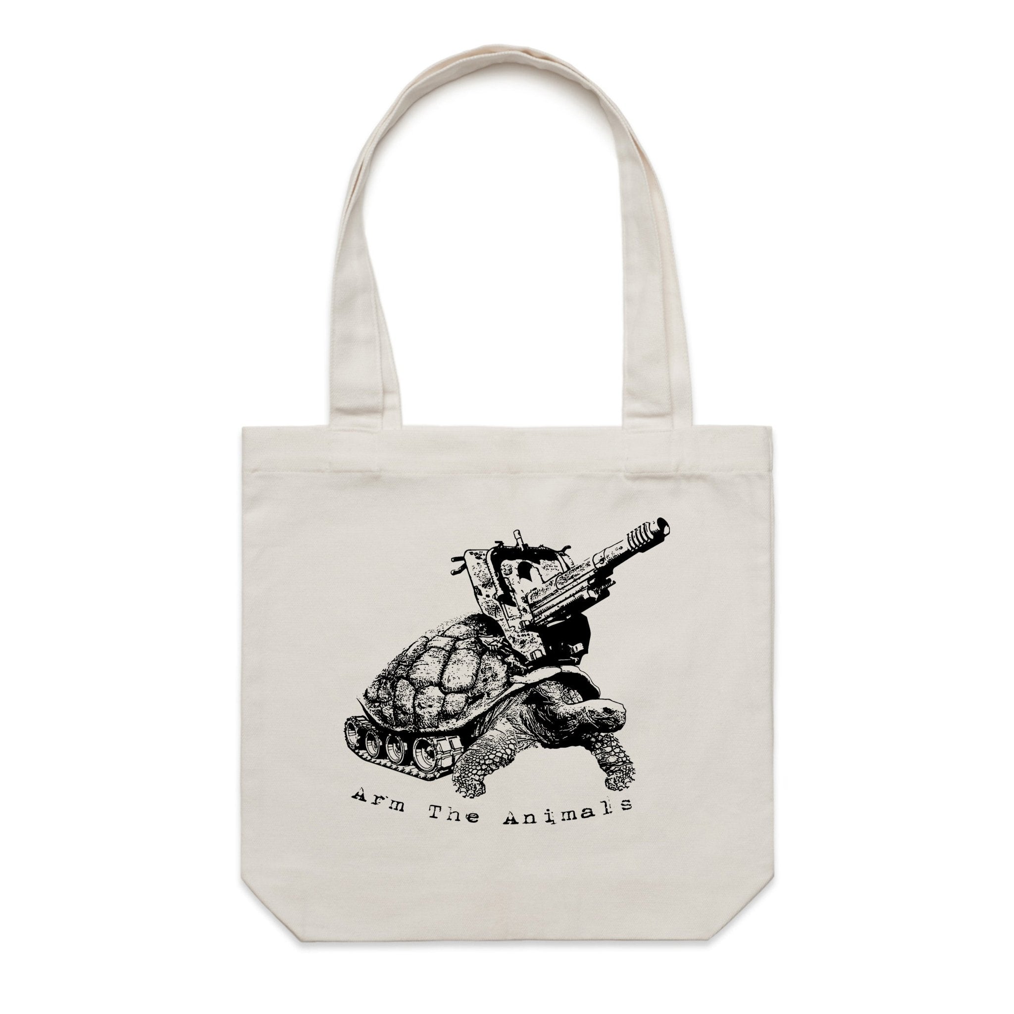 Accessory | Turtle Tank | Canvas Tote - Arm The Animals Clothing LLC ...