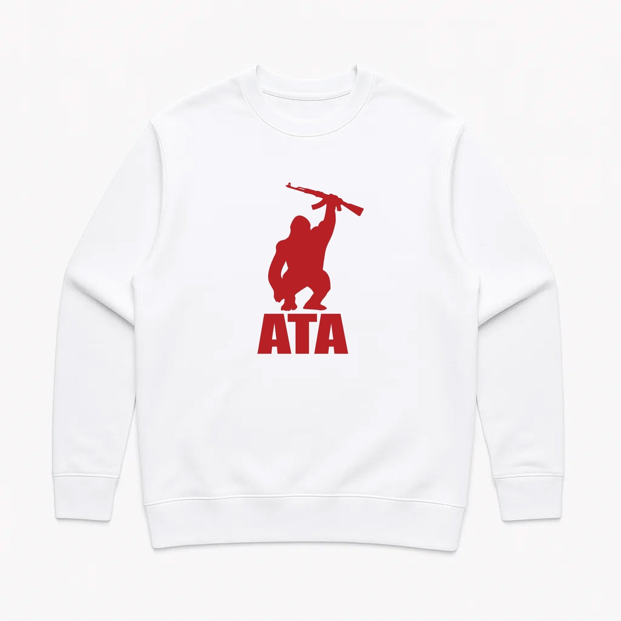 Unisex | ATA Gorilla Warfare | Crewneck Sweatshirt - Arm The Animals ...